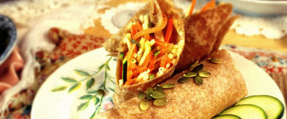 Sunny Veggie Wrap